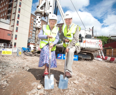 Patient breaks new ground for Cancer Centre at Guy's Hospital | Guy's ...