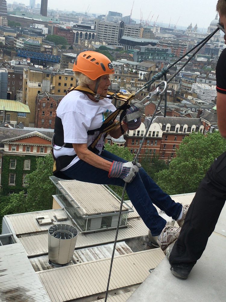 Abseiling 86-year-old is a fearless fundraiser for Guy's Cancer Centre ...